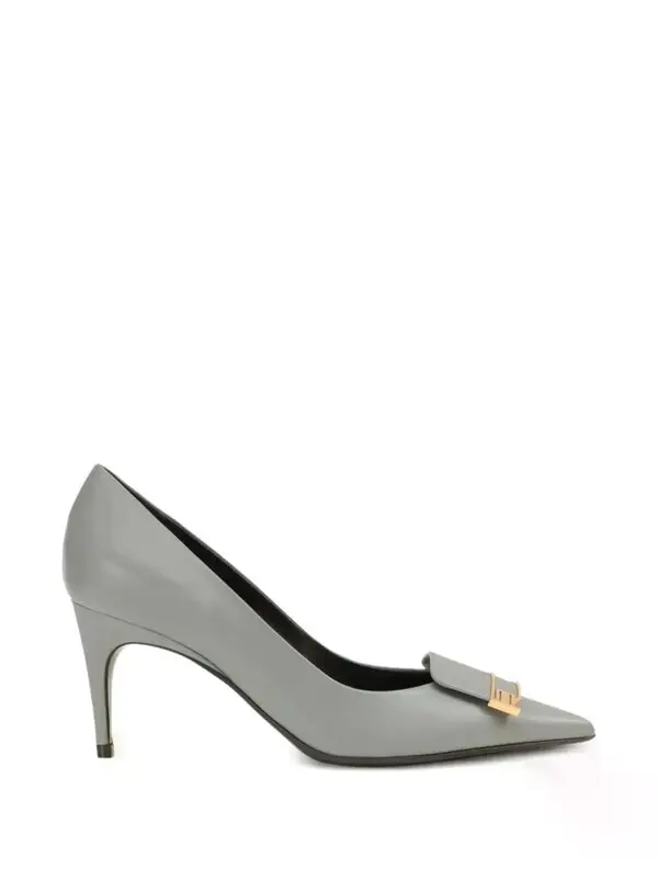 SERGIO ROSSI Evolv Pointed-toe Pumps - Grey
