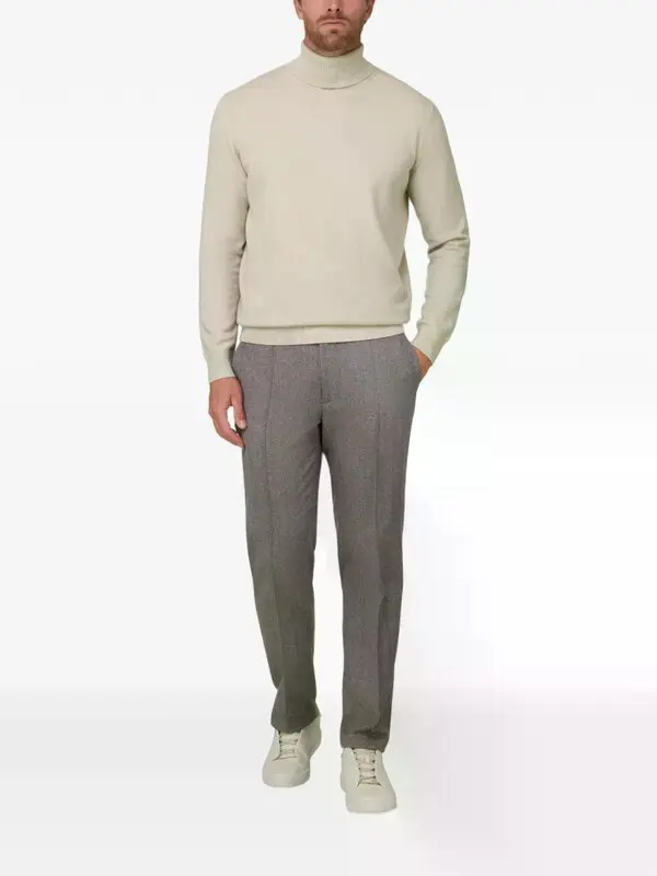 Boggi Milano Turtleneck Jumper In Cashmere