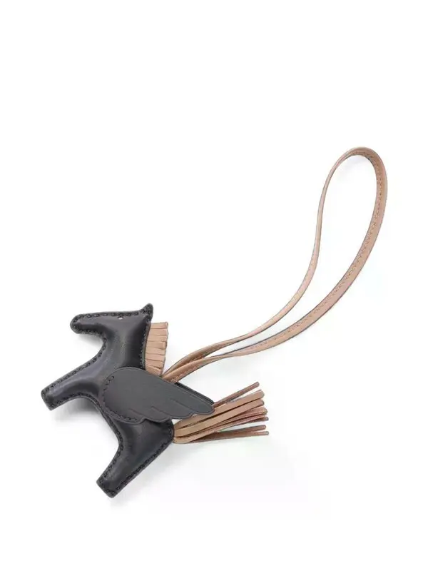 Hermès Rodeo Pegasus Pm Leather Charm - Black