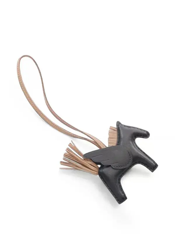 Hermès Rodeo Pegasus Pm Leather Charm - Black