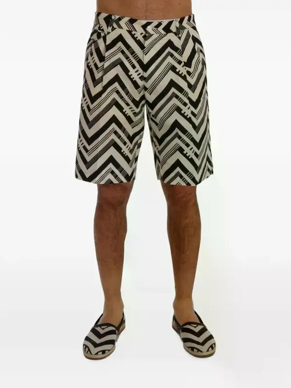 Dolce & Gabbana Chevron-print Shorts