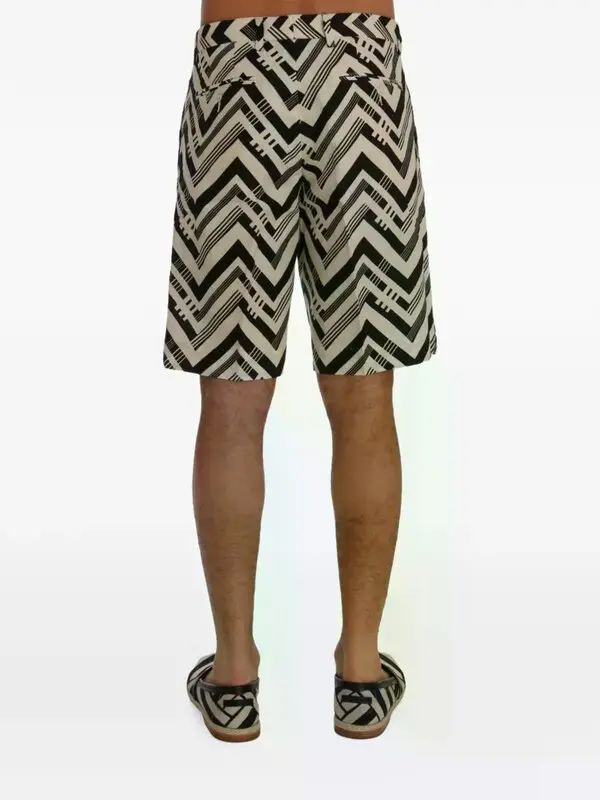 Dolce & Gabbana Chevron-print Shorts