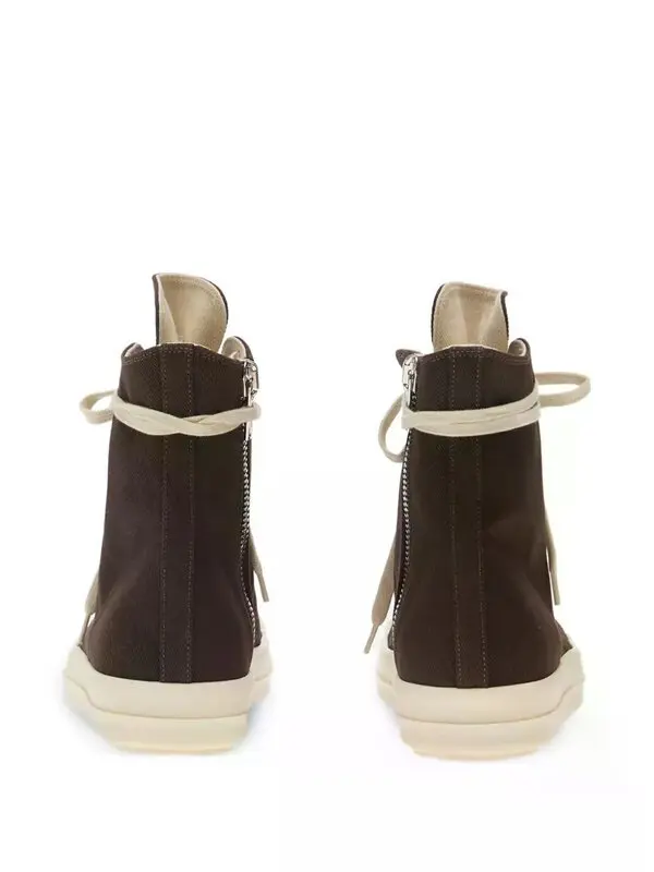 Rick Owens High-top Denim Sneakers