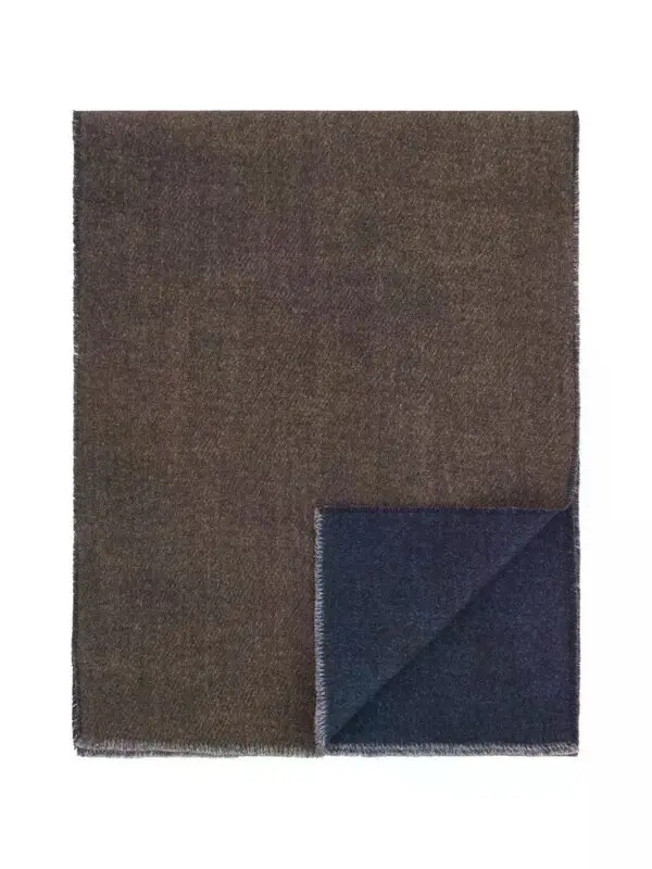 Boggi Milano Scarf In Wool With Drill Reinforcement