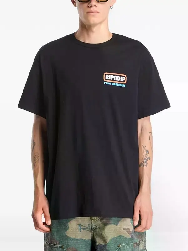 RIPNDIP Paint Graphic-print T-shirt - Black