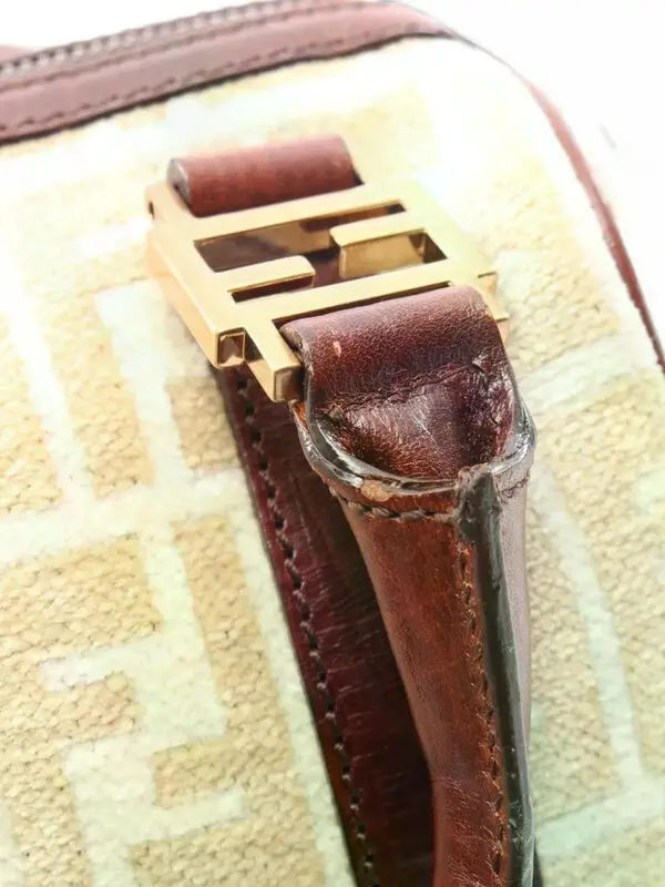 Fendi 2010s Mini Zucca Boston Tote Bag