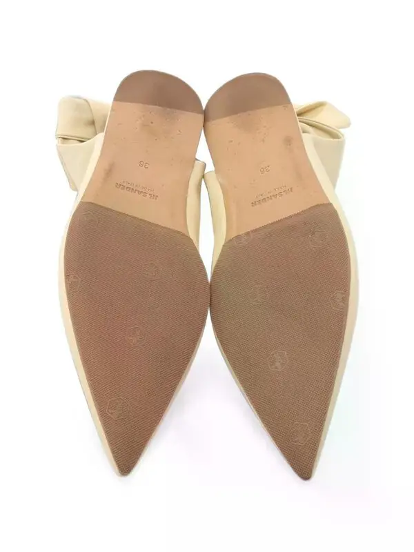 JIL SANDER 2010s Pointed-toe Knot Pumps