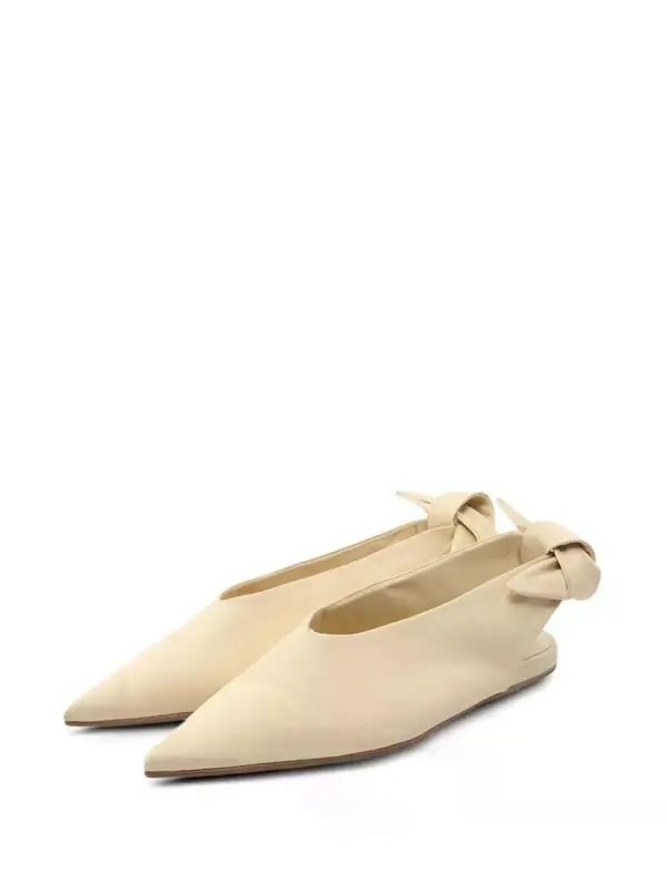 JIL SANDER 2010s Pointed-toe Knot Pumps