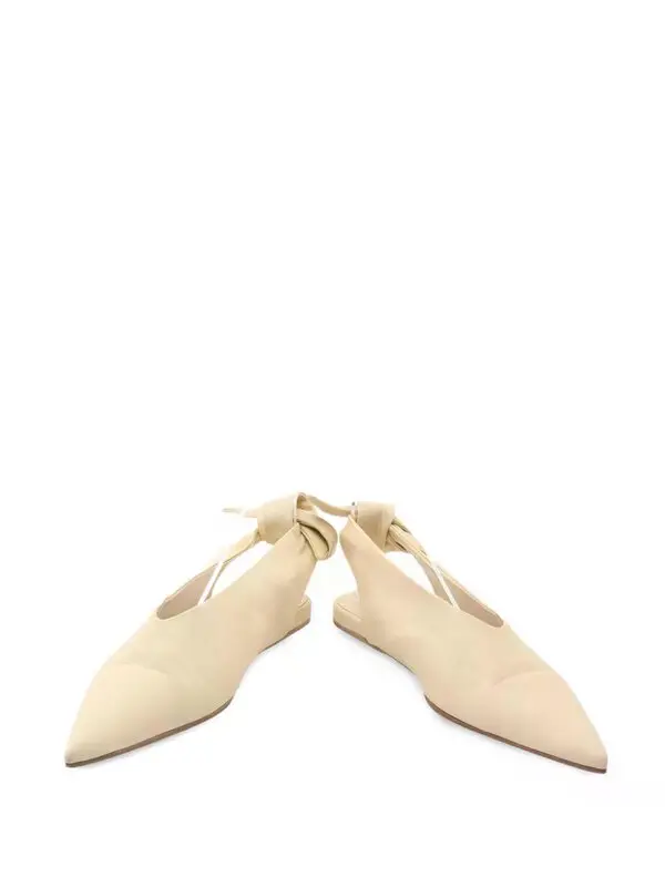 JIL SANDER 2010s Pointed-toe Knot Pumps