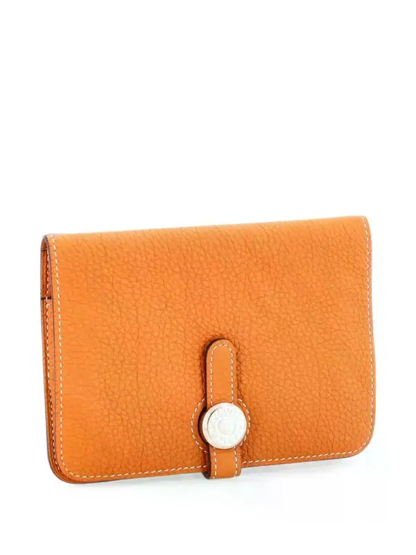 Hermès Dogon Compact Wallet Leather Small Wallets