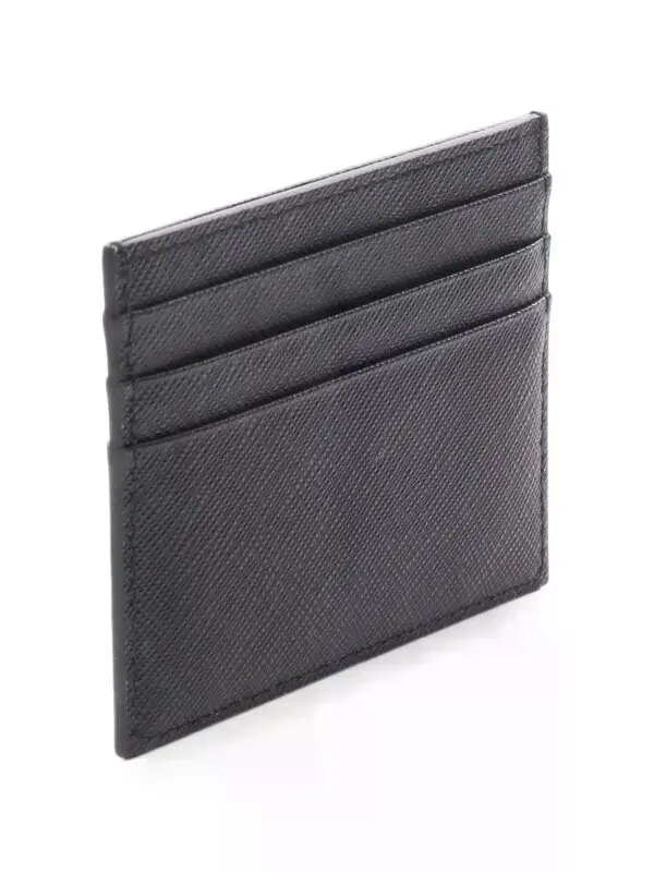 Prada 2020s Saffiano Triangle Card Case