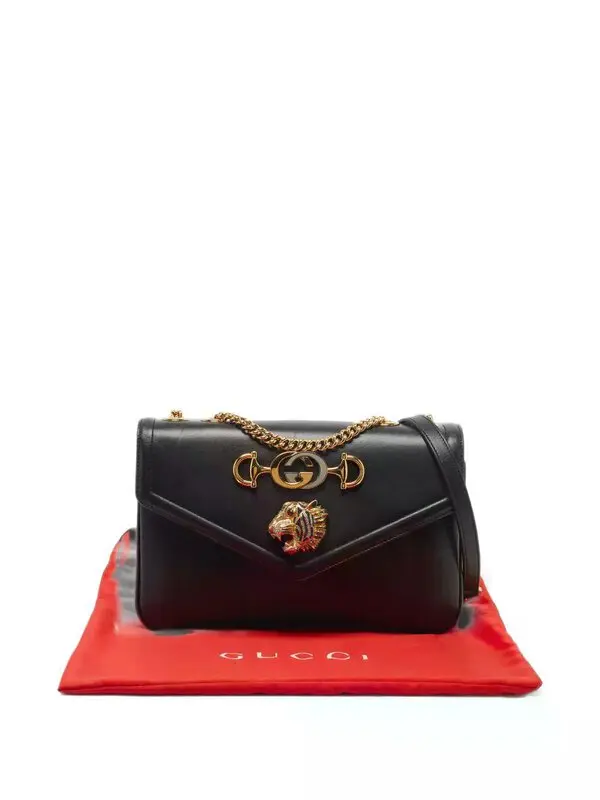 Gucci Rajah Interlocking G Horsebit Shoulder Bag