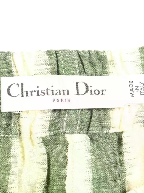 Dior 2010s Striped Shorts