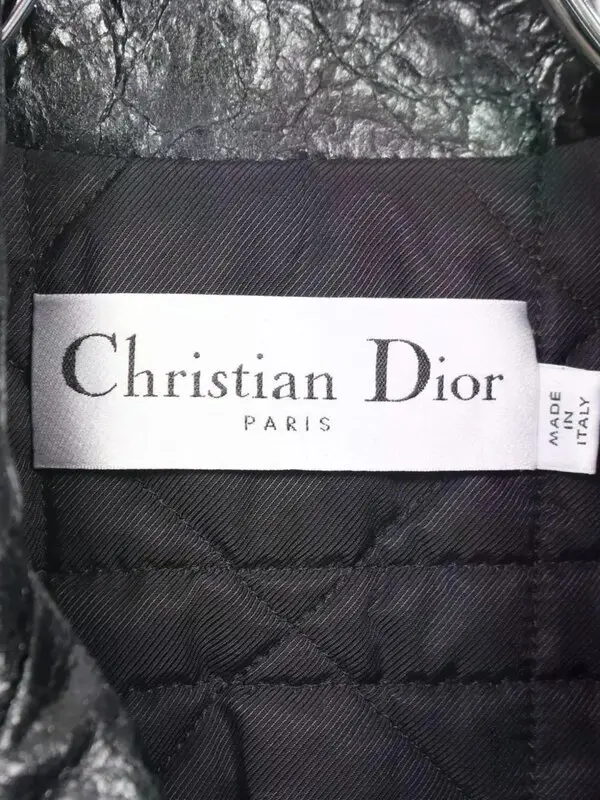 Dior 2010s Eiffel Tower Leather Jacket