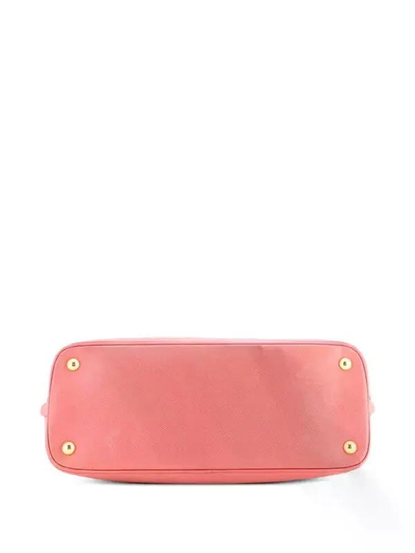 Prada Promenade Bag Saffiano Leather Medium Satchel - Pink