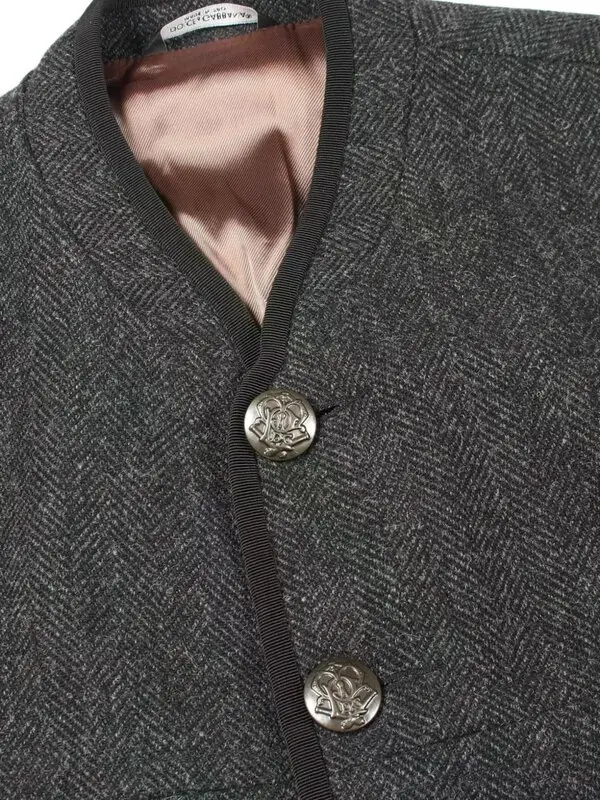 Dolce & Gabbana 2010s Herringbone-pattern Jacket