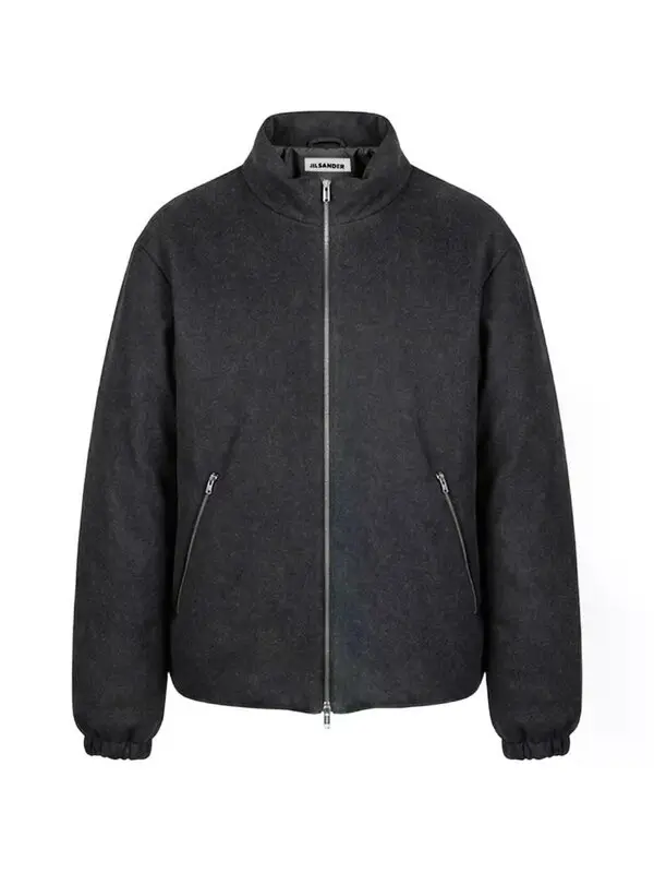 JIL SANDER Zip-up Wool Jacket