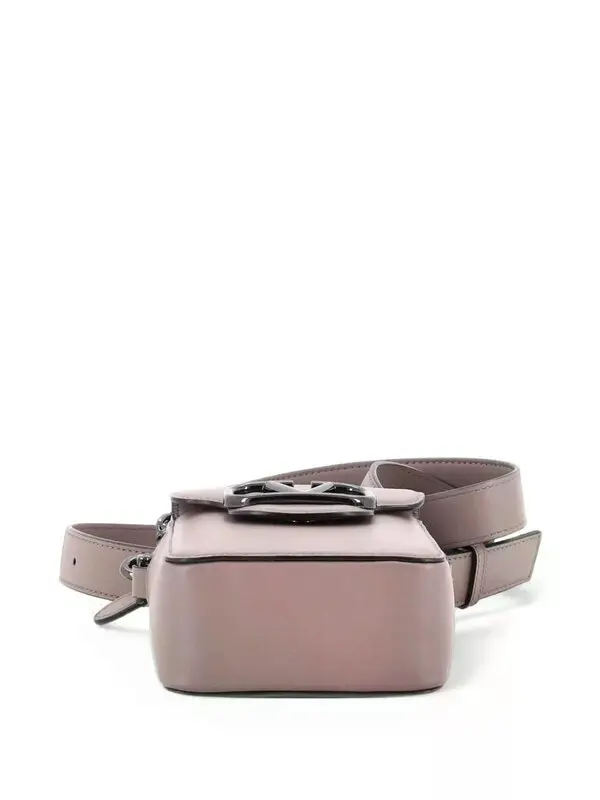 Valentino Garavani Vlogo Loco Front Pocket Camera Bag Leather Mini Crossbody Bag