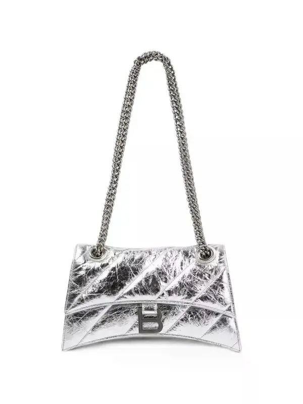 Balenciaga Small Crush Quilted Leather Shoulder Bag