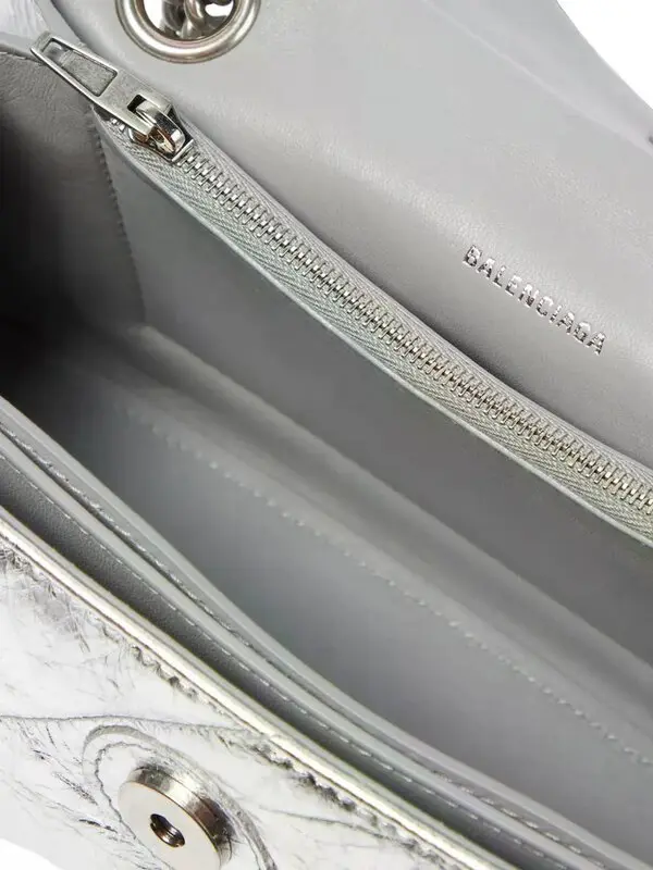 Balenciaga Small Crush Quilted Leather Shoulder Bag