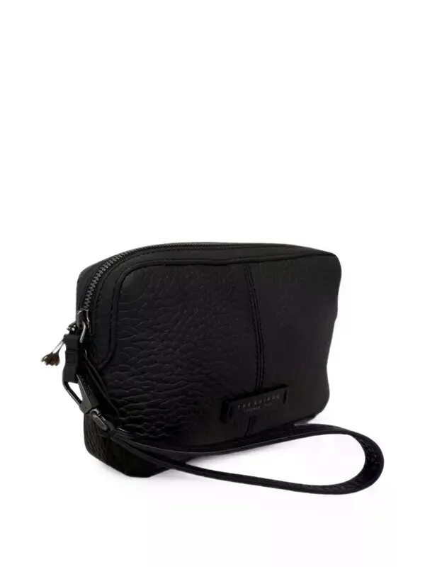 THE BRIDGE Pebbled Leather Clutch Bag