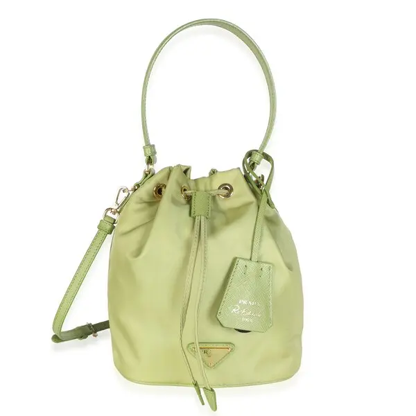 Prada Ivy Re-nylon Re-edition 1978 Bucket Bag - Green