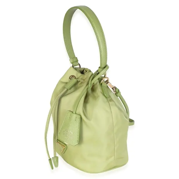 Prada Ivy Re-nylon Re-edition 1978 Bucket Bag - Green