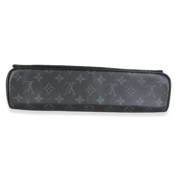 LOUIS VUITTON Monogram Eclipse Canvas District Mm - Black