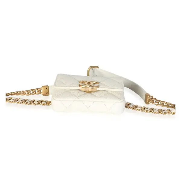 Chanel Caviar Quilted Melody Chain Belt Bag