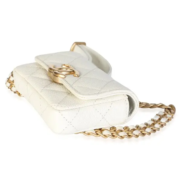 Chanel Caviar Quilted Melody Chain Belt Bag