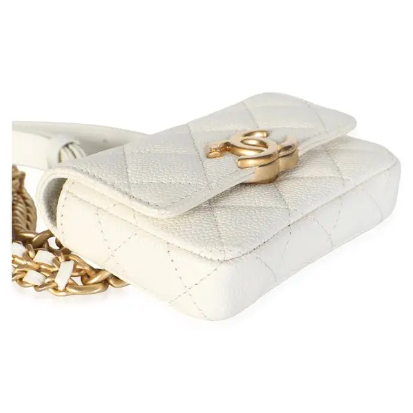 Chanel Caviar Quilted Melody Chain Belt Bag