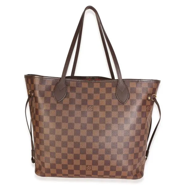 LOUIS VUITTON Damier Ebene Canvas Neverfull Mm - Brown