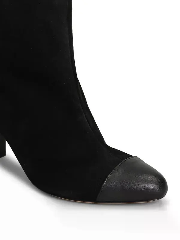 ODISSI Panelled Leather Ankle Boots
