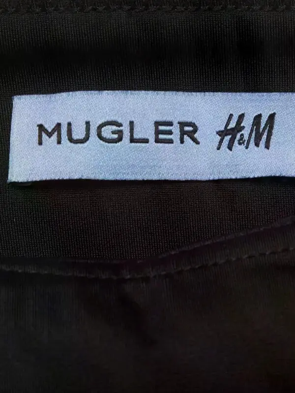 Thierry Mugler X H&m Spiral-panelled Jersey Leggings