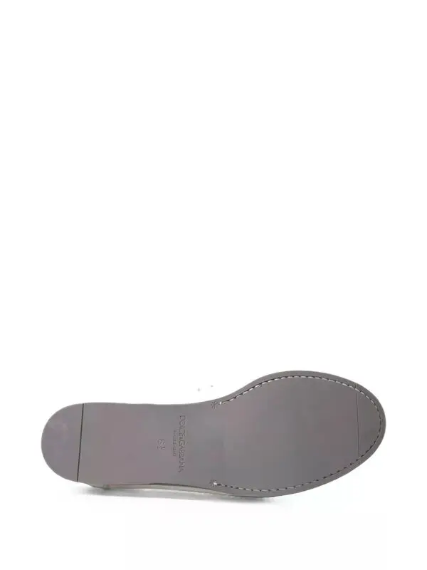 Dolce & Gabbana Grainy Leather Loafers