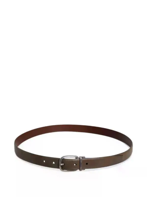 Dolce & Gabbana Leather Buckle Belt - Brown