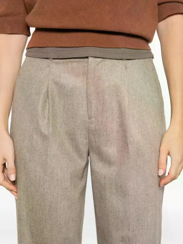 PT TORINO Pleated Wool Trousers