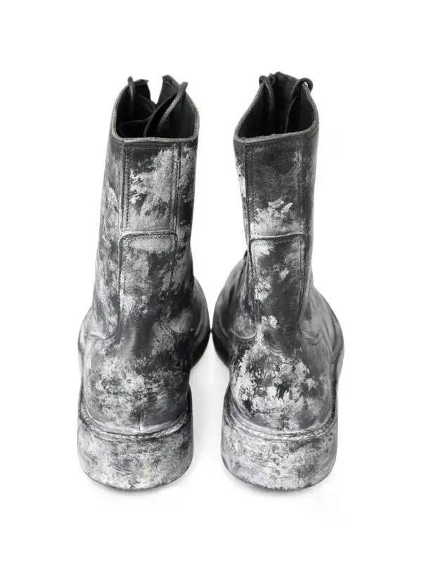 Dolce & Gabbana Distressed-leather Boots