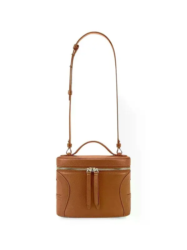AIGNER Small Deborah Grained-leather Tote Bag