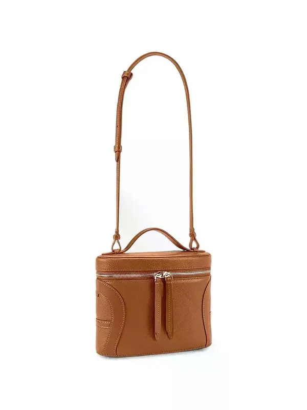 AIGNER Small Deborah Grained-leather Tote Bag