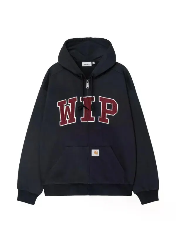 Carhartt Work In Progress Logo-appliqué Zip-up Hoodie