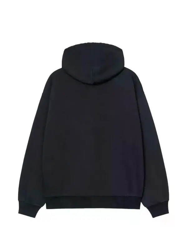 Carhartt Work In Progress Logo-appliqué Zip-up Hoodie