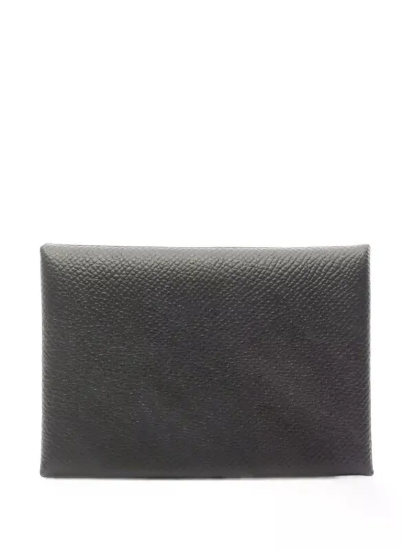 Hermès Calviduo Epsom Coin Purse - Black