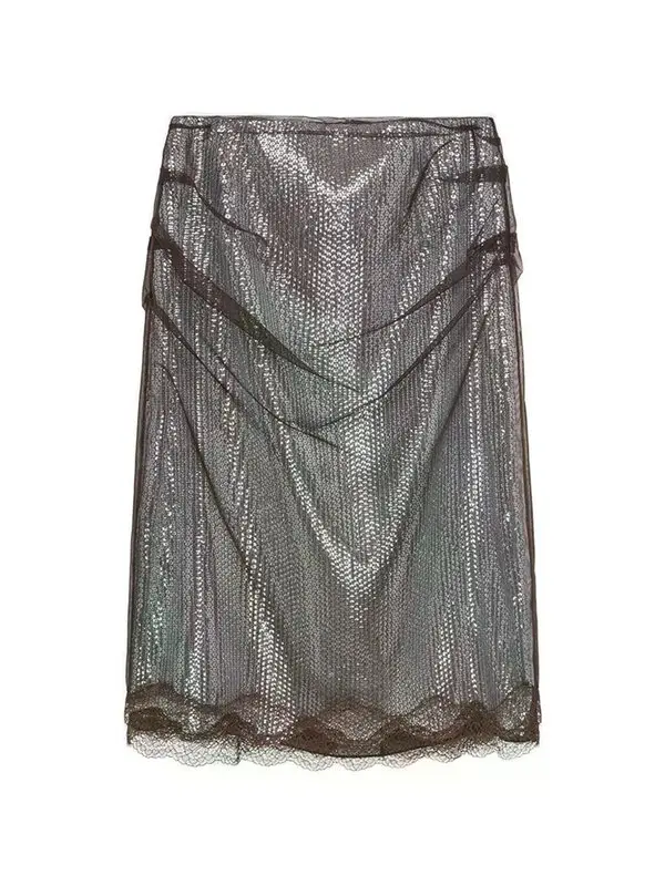 16Arlington Hedda Sequin-embellished Midi Skirt