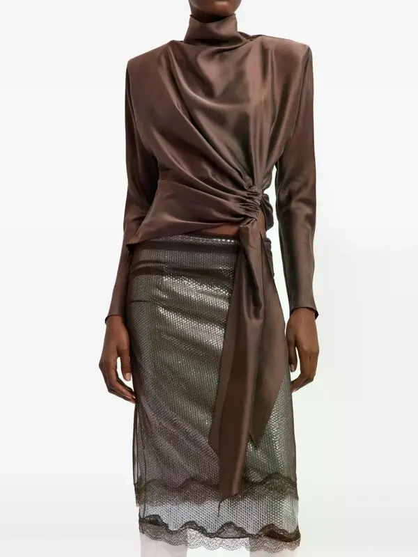 16Arlington Hedda Sequin-embellished Midi Skirt