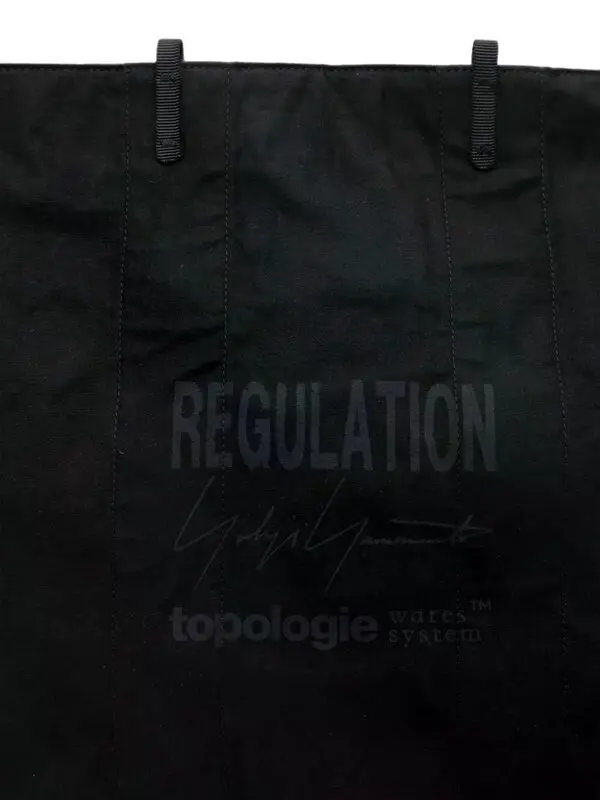 Yohji Yamamoto X Topologie Tech Sateen Yy Tote Bag