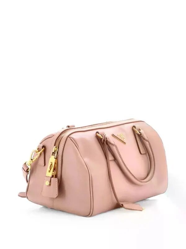 Prada Convertible Bowler Bag Saffiano Leather Medium Satchel