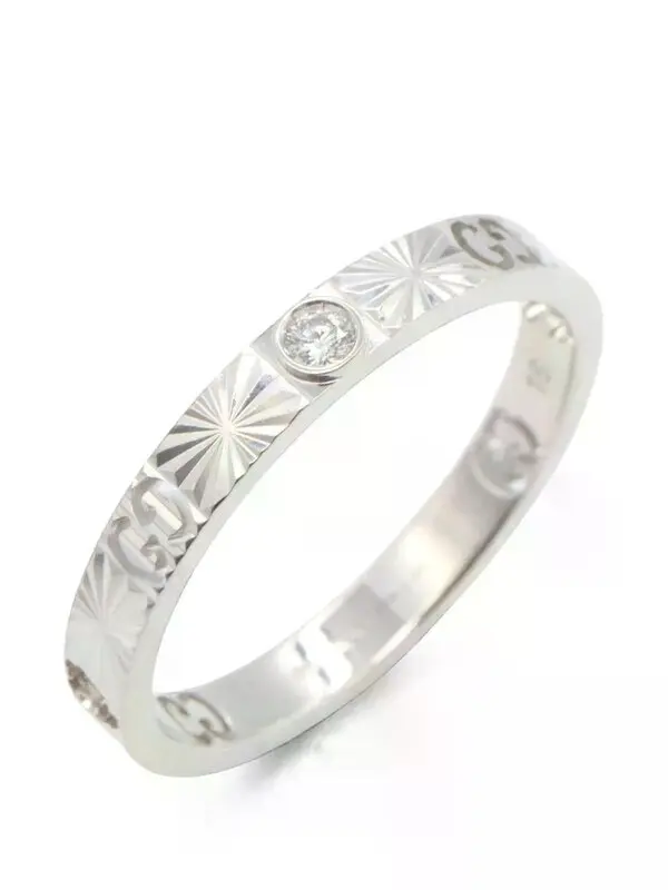 Gucci 2010s Icon Heart Ring - Silver