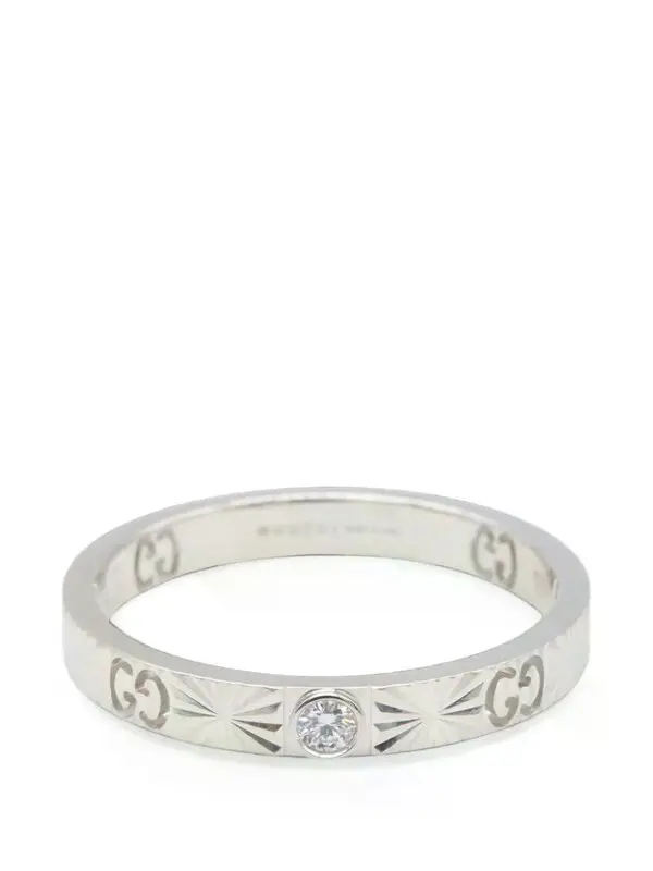 Gucci 2010s Icon Heart Ring - Silver