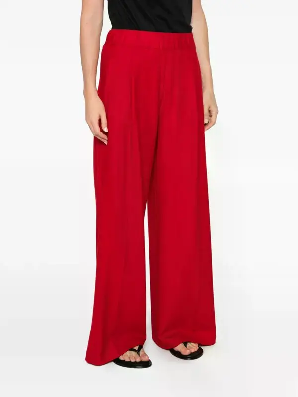 SEMICOUTURE Pleat-detail Wide-leg Trousers